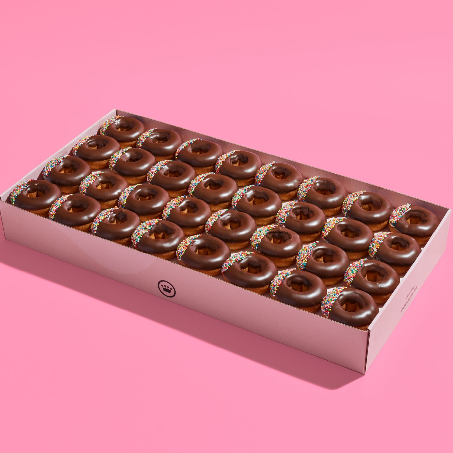 Mini Donut Box - Chocolate (Large) - Donut King Occasions